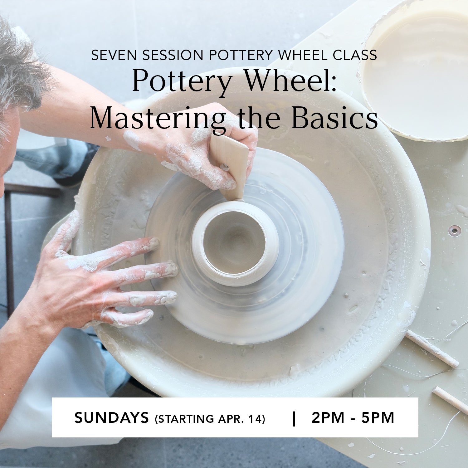 Mastering the Basics Pottery Wheel Class – Tahanan Pottery Shop